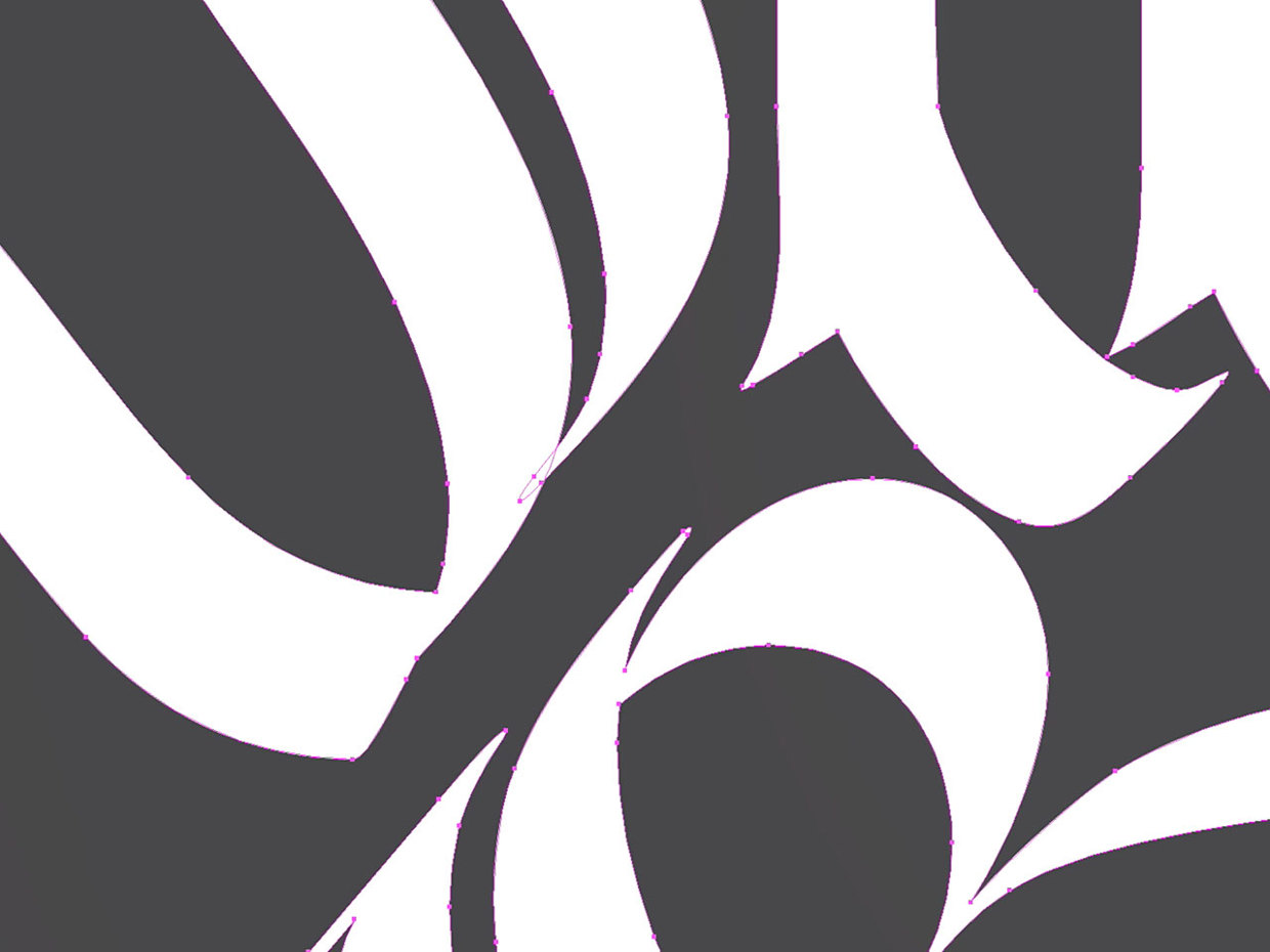 Flat Pen Letters : Coletivo Plomo71